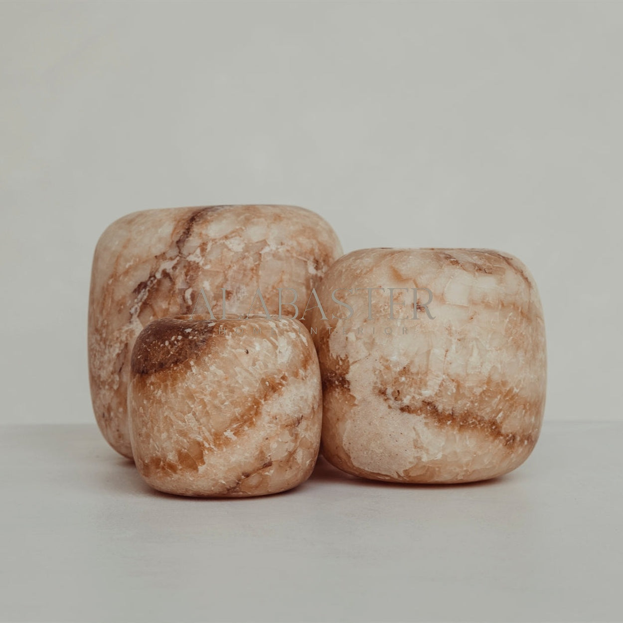 Alabaster Kaarsenhouders Kopen | Handgemaakt & Uniek – Alabaster Home ...